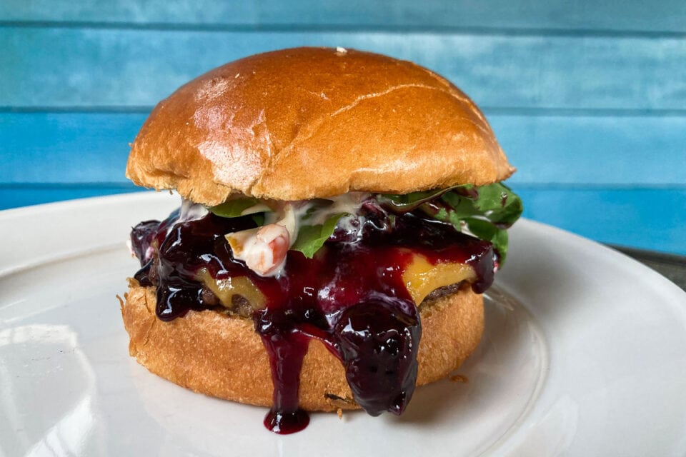 Huckleberry Bison Cheeseburgers Recipe (Yellowstone National Park ...